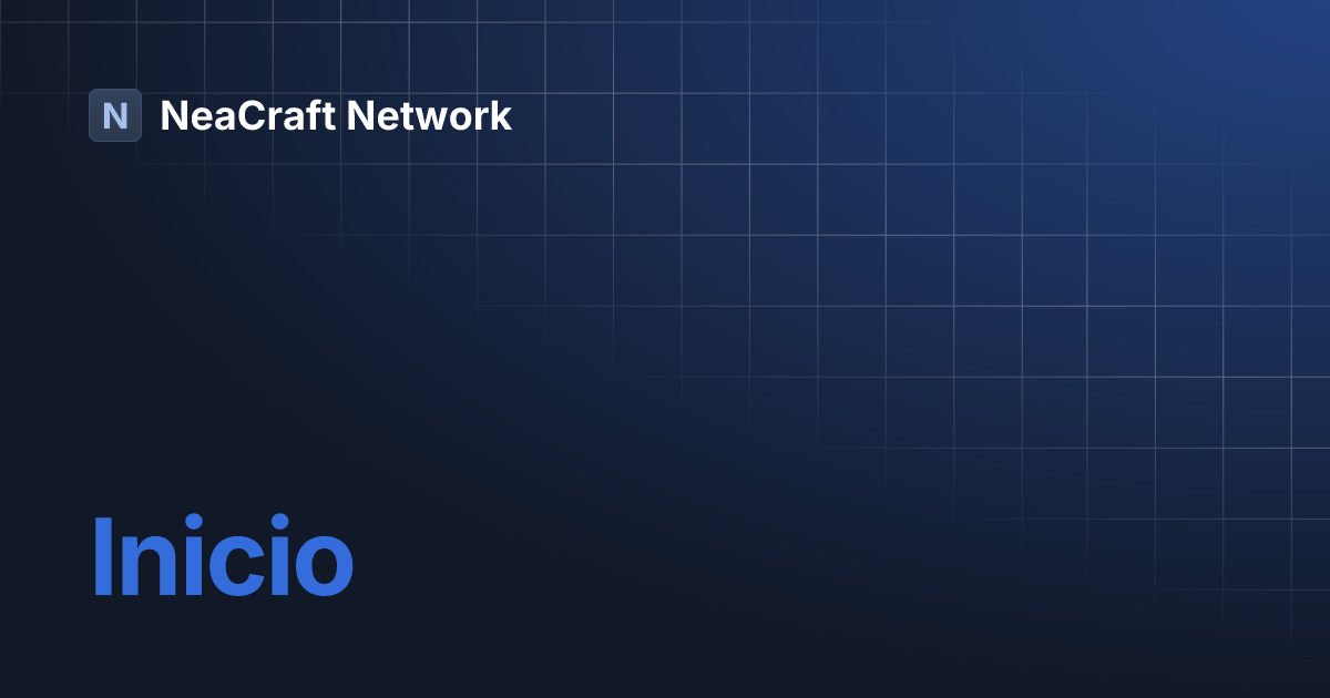 Inicio | NeaCraft Network